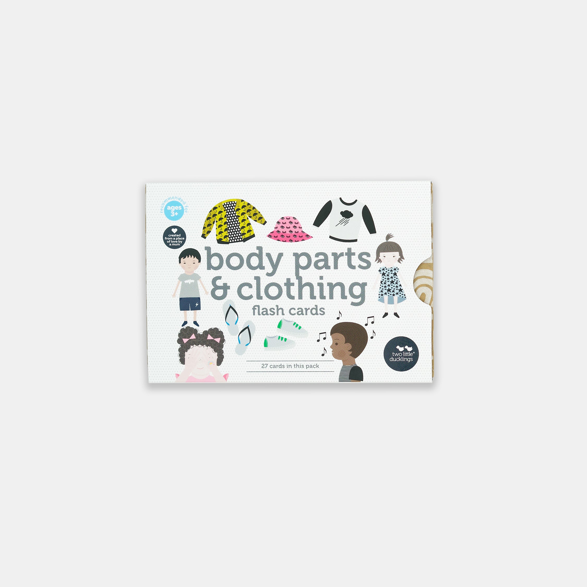 Body Parts and Clothing Flash Cards – Little Toy Tribe