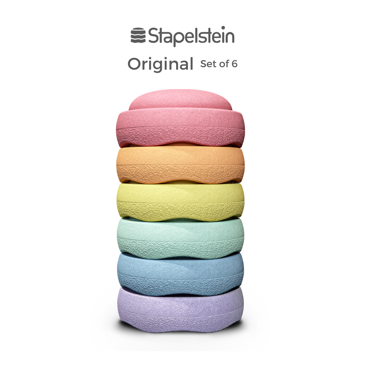 Stapelstein ORIGINAL - Pastel Set of 6 – Little Toy Tribe