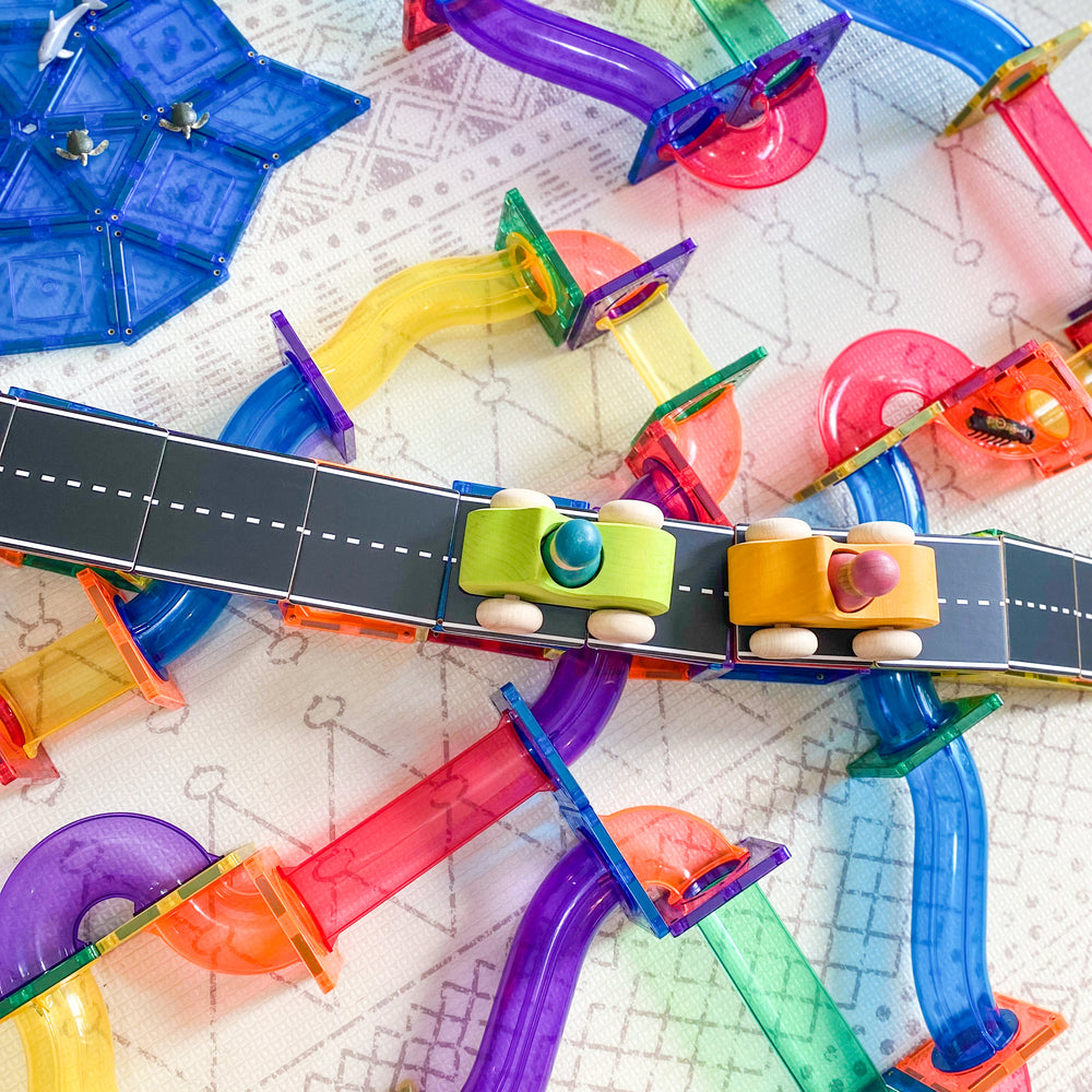 Magnetic Tile Topper - Road Pack – Little Toy Tribe