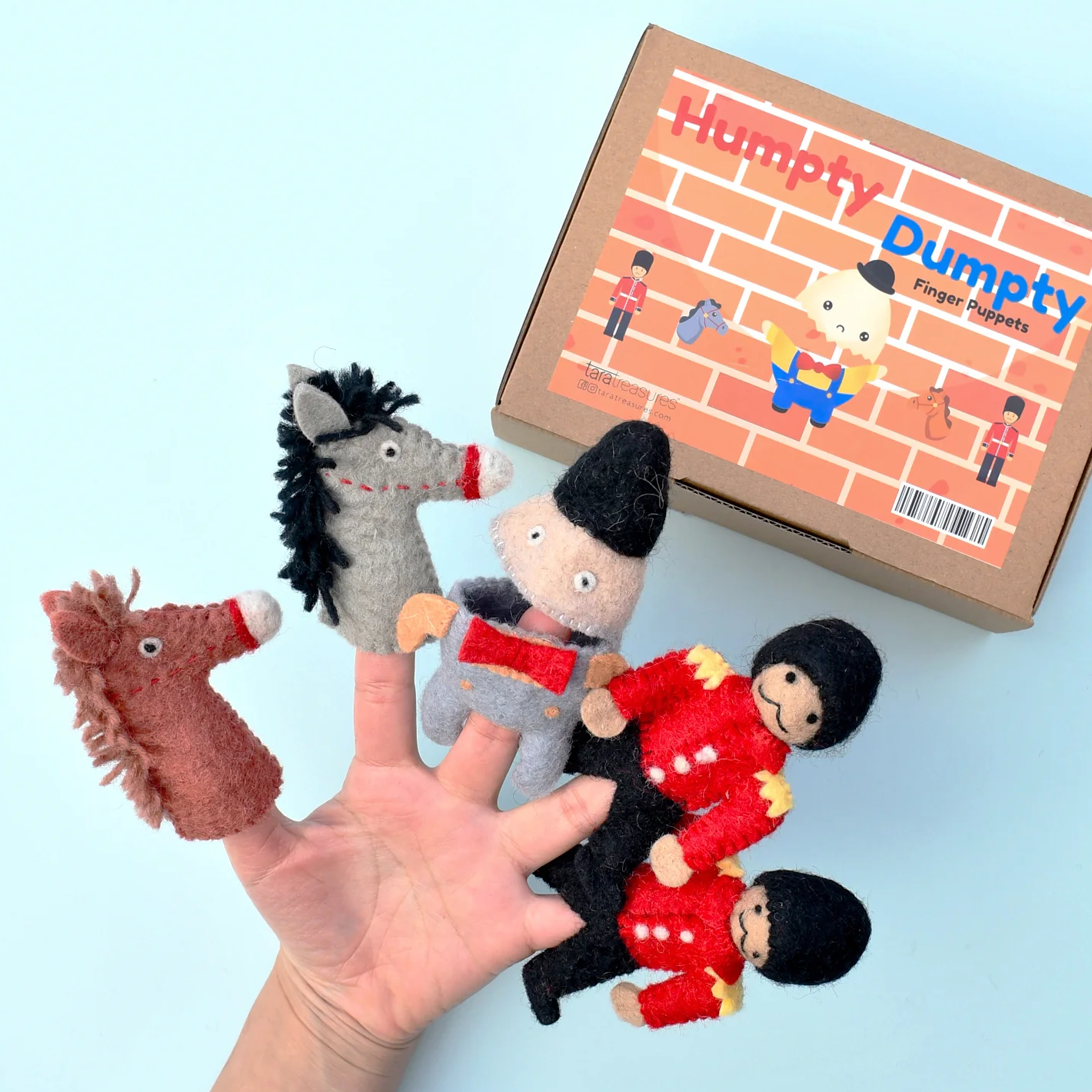 Finger Puppet Set - Humpty Dumpty – Little Toy Tribe