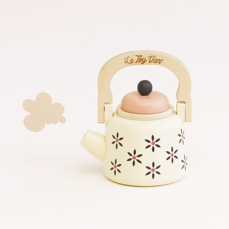 Vintage Wooden Kettle – Little Toy Tribe