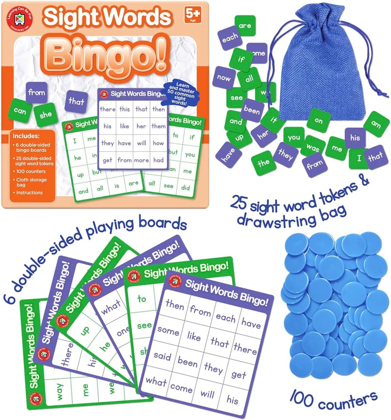 Sight Words Bingo – Little Toy Tribe
