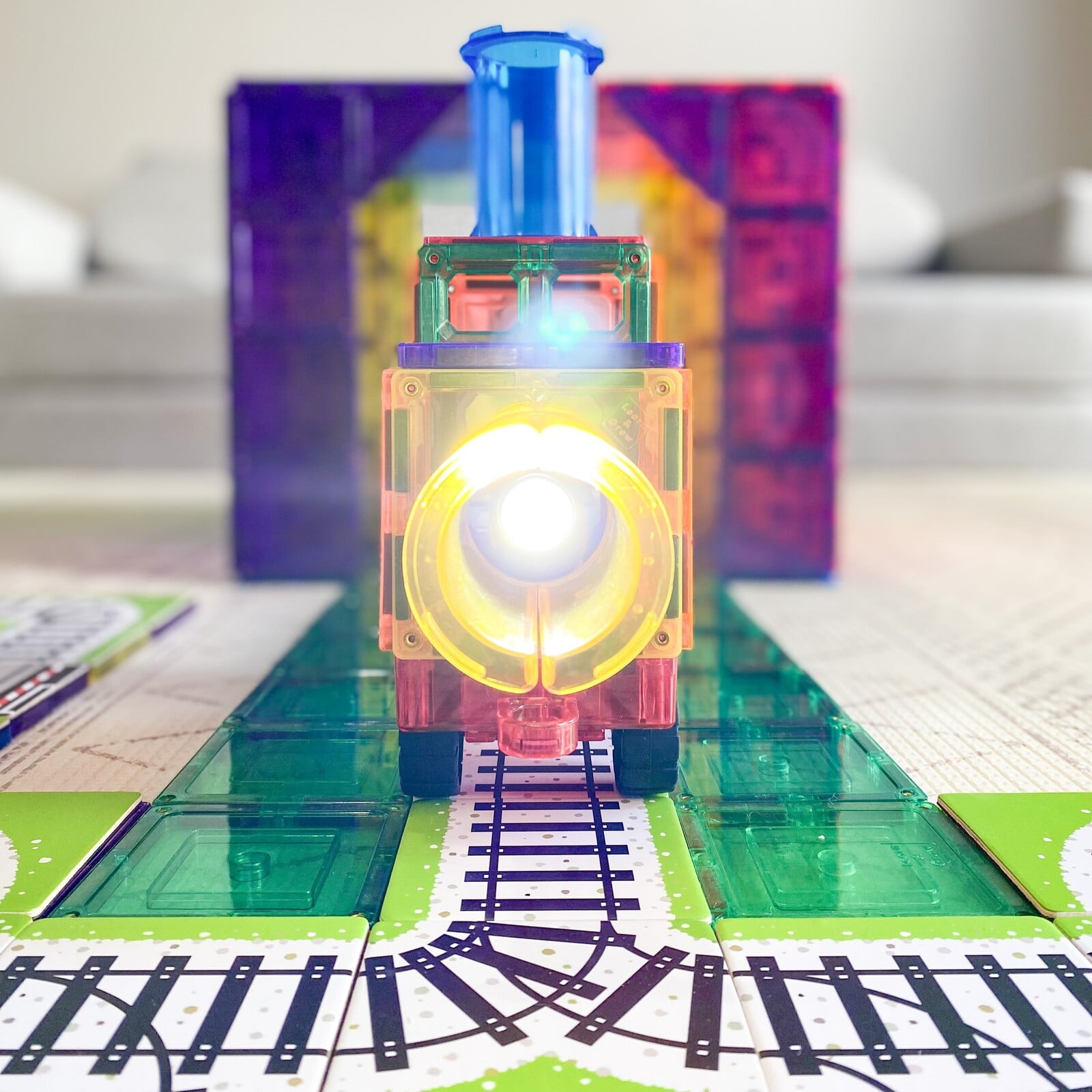 Magnetic Tile Topper - Train Pack – Little Toy Tribe