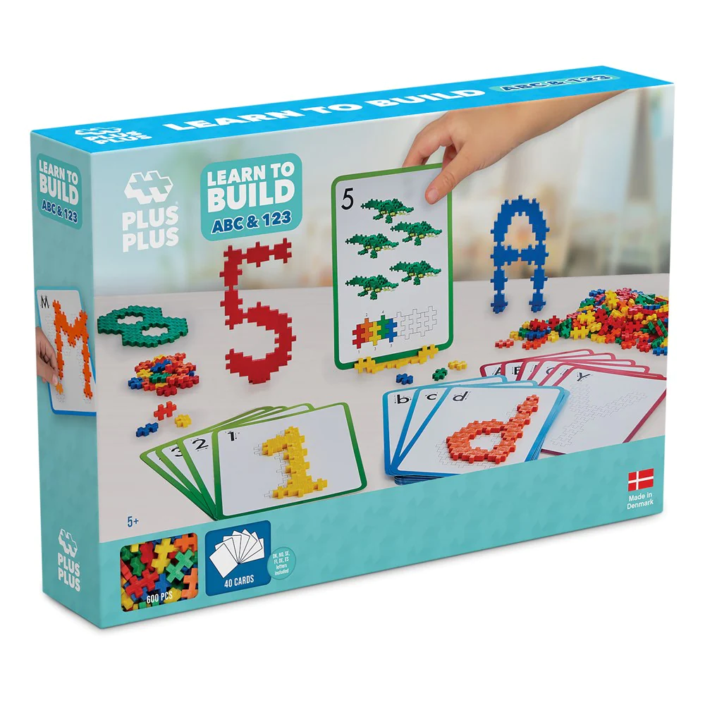 Plus Plus - Learn to Build ABC & 123 – Little Toy Tribe