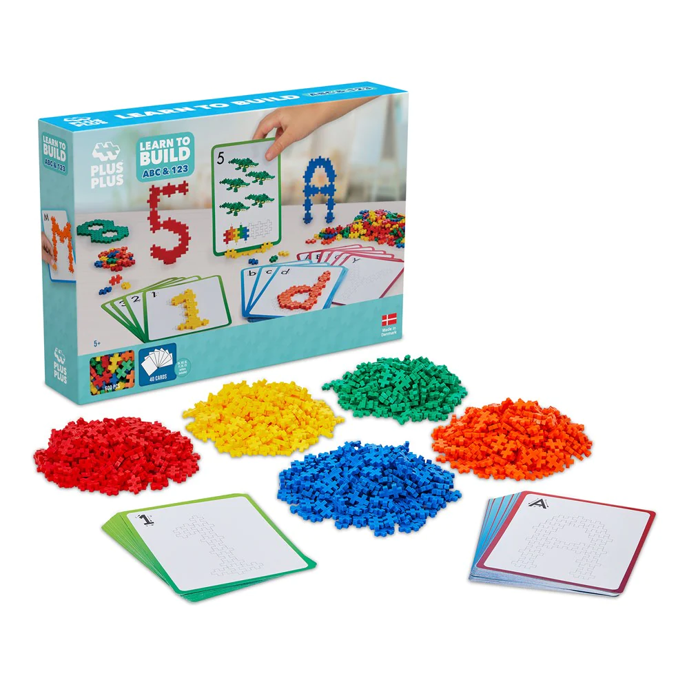 Plus Plus - Learn to Build ABC & 123 – Little Toy Tribe
