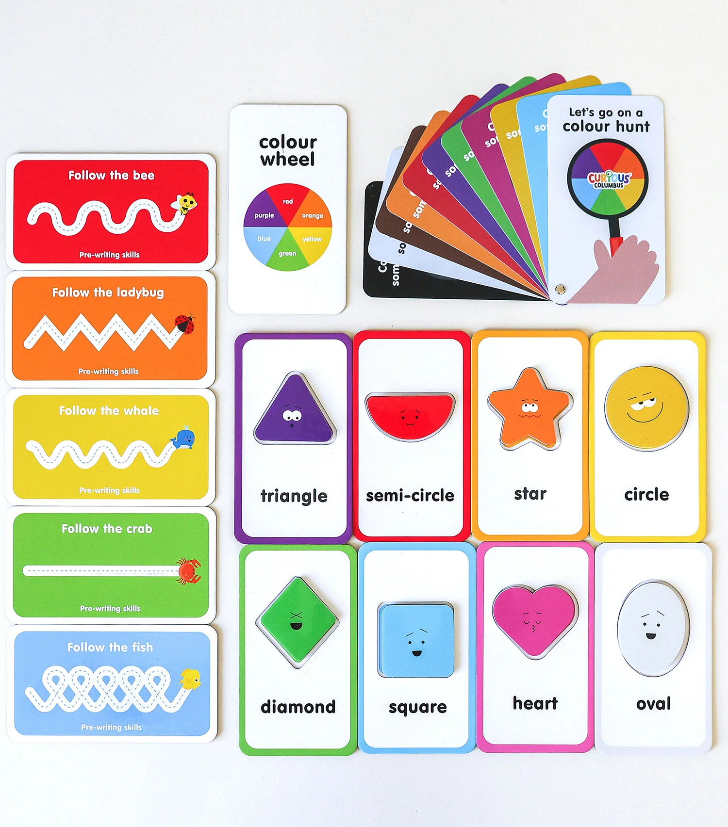 Flashcards & Magnetic Colours and Shapes – Little Toy Tribe