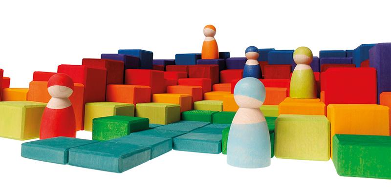 Grimm's Large Stepped Counting Blocks – Little Toy Tribe