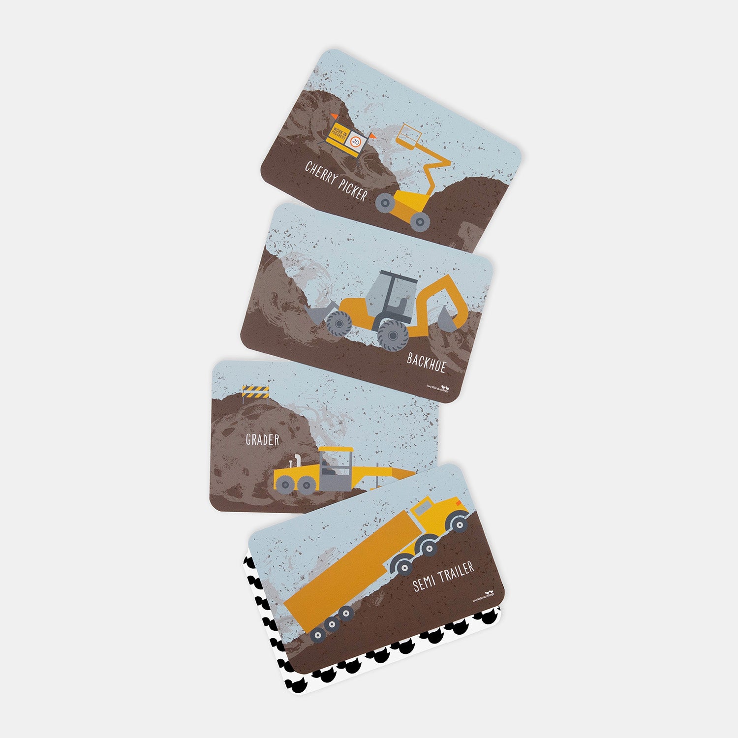 Construction Zone Snap and Memory Game Flash Cards – Little Toy Tribe