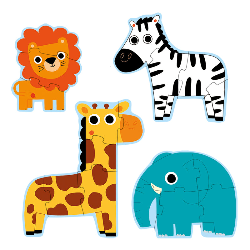 Progressive Puzzle 3,4,5,6pc - Jungle – Little Toy Tribe