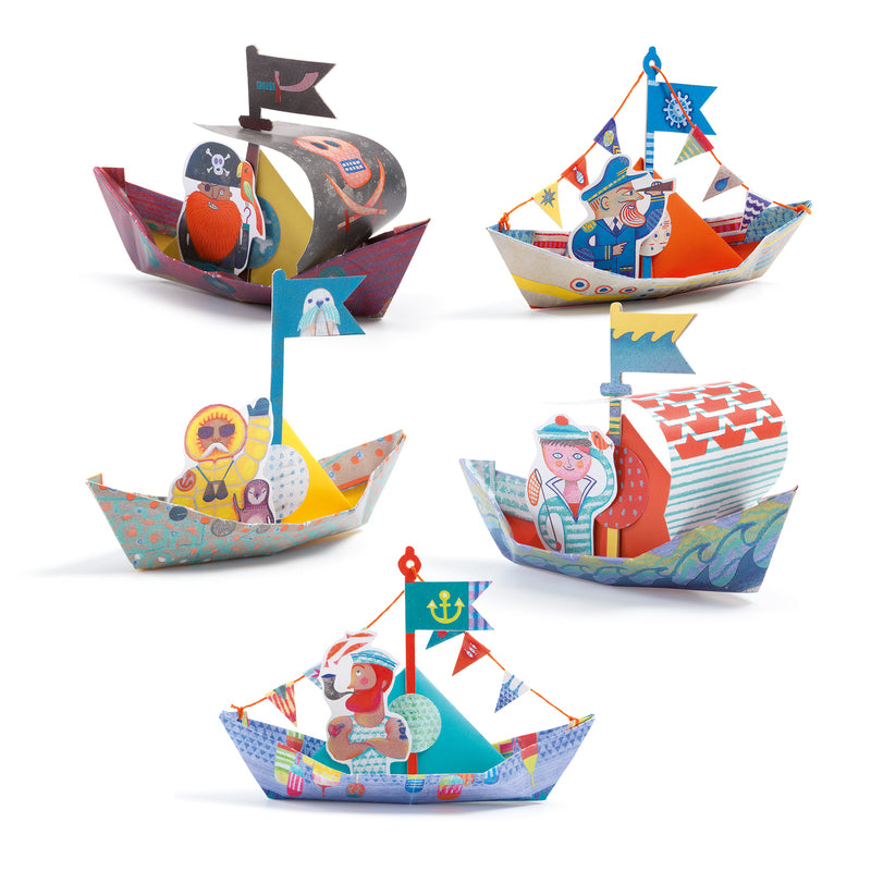 Origami Floating Boats – Little Toy Tribe
