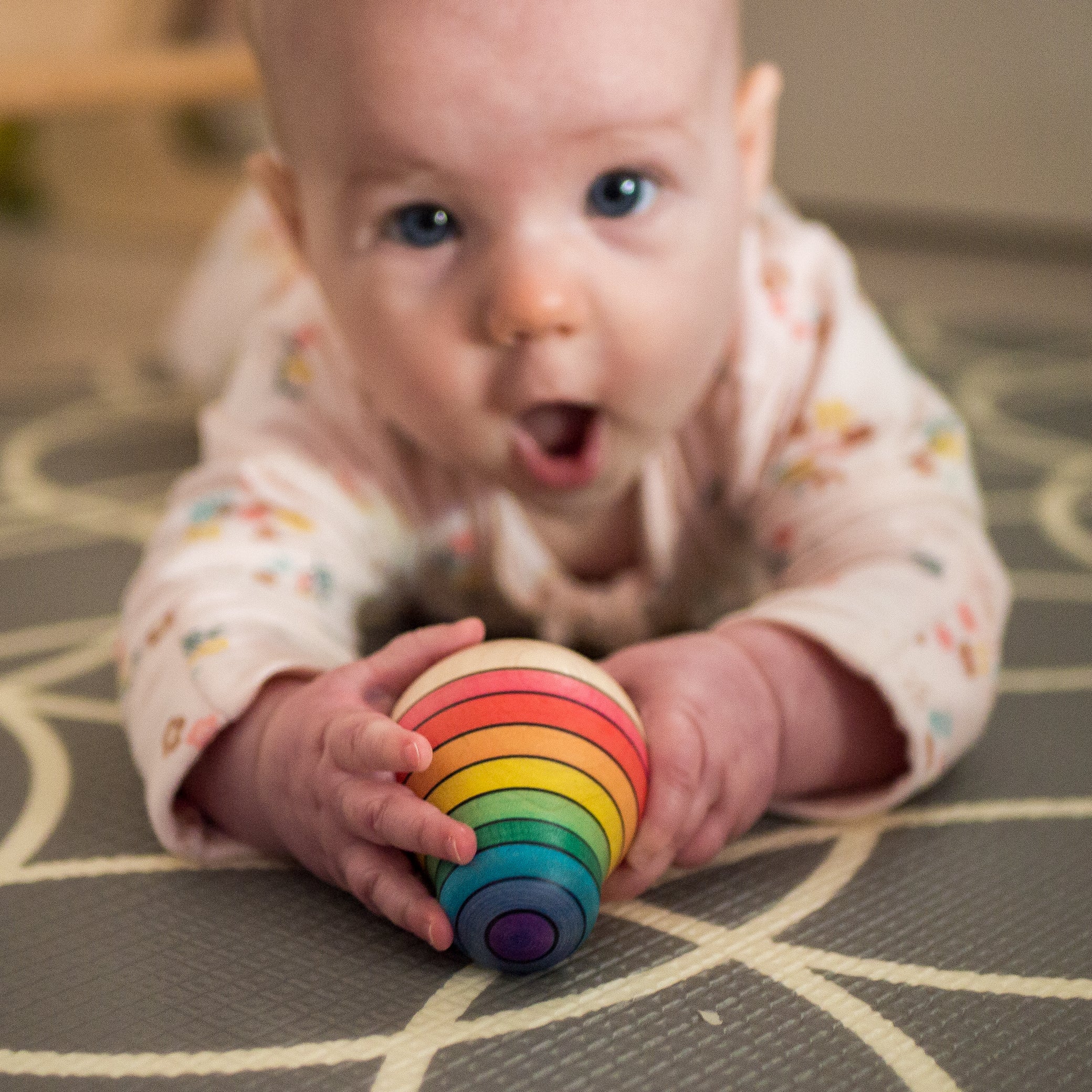 Mader Roly Poly Rainbow Pear – Little Toy Tribe