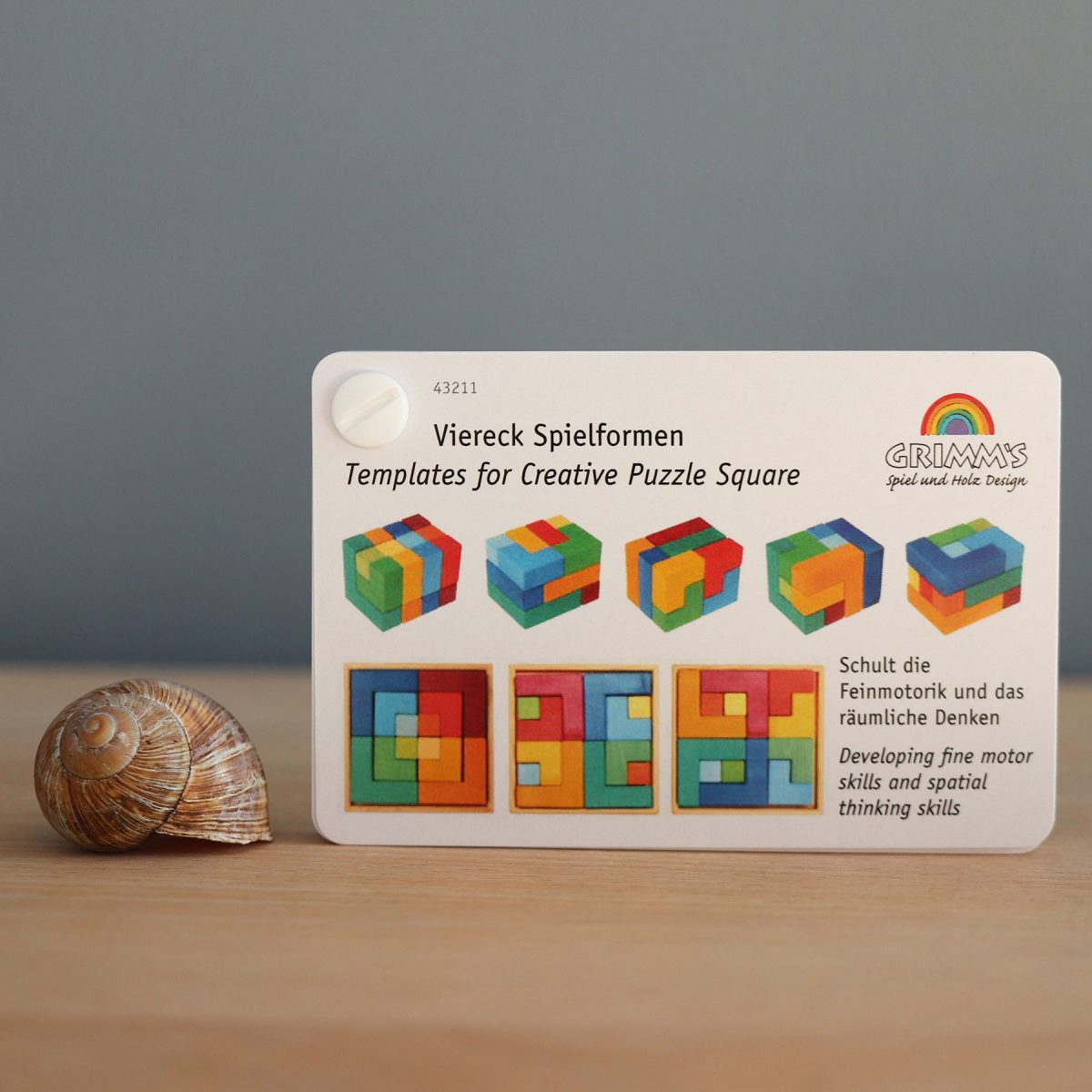 Grimm's Puzzle Square Template Booklet – Little Toy Tribe