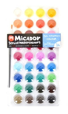 Micador Watercolour Palette 36 Disks – Little Toy Tribe
