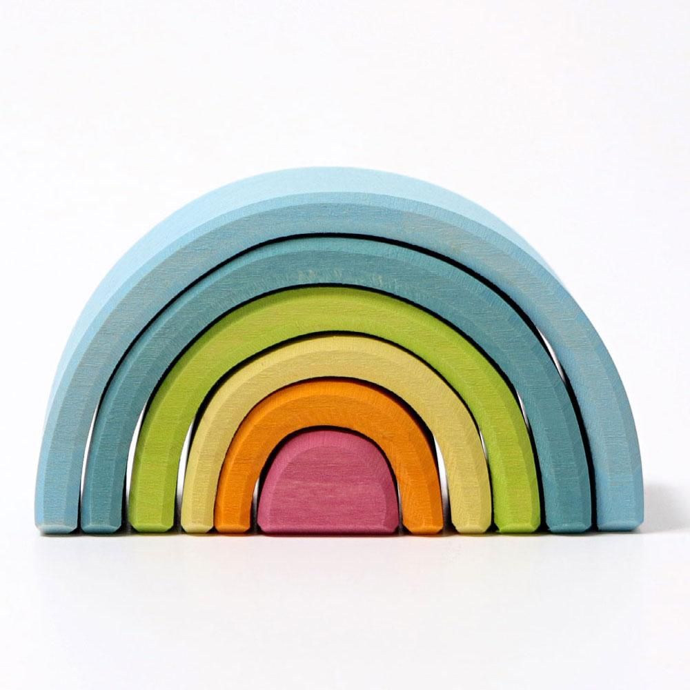 Grimm's Small Pastel Rainbow – Little Toy Tribe